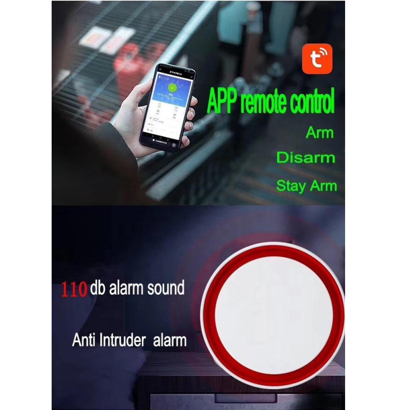 Ασυρματος Συναγερμος Smart Home Alarm Security System DIY HoSmart WiFi ...