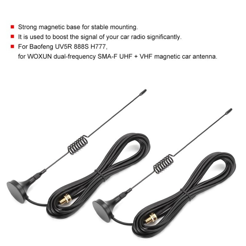 Εξωτερική Μαγνητική Κεραία SMA-Female για Baofeng BF-888S UV5R BF888S ...