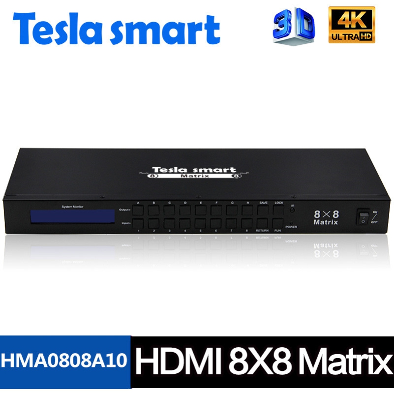 Tesla Smart Hdmi Matrix 8 in 8 out 4K, Ip